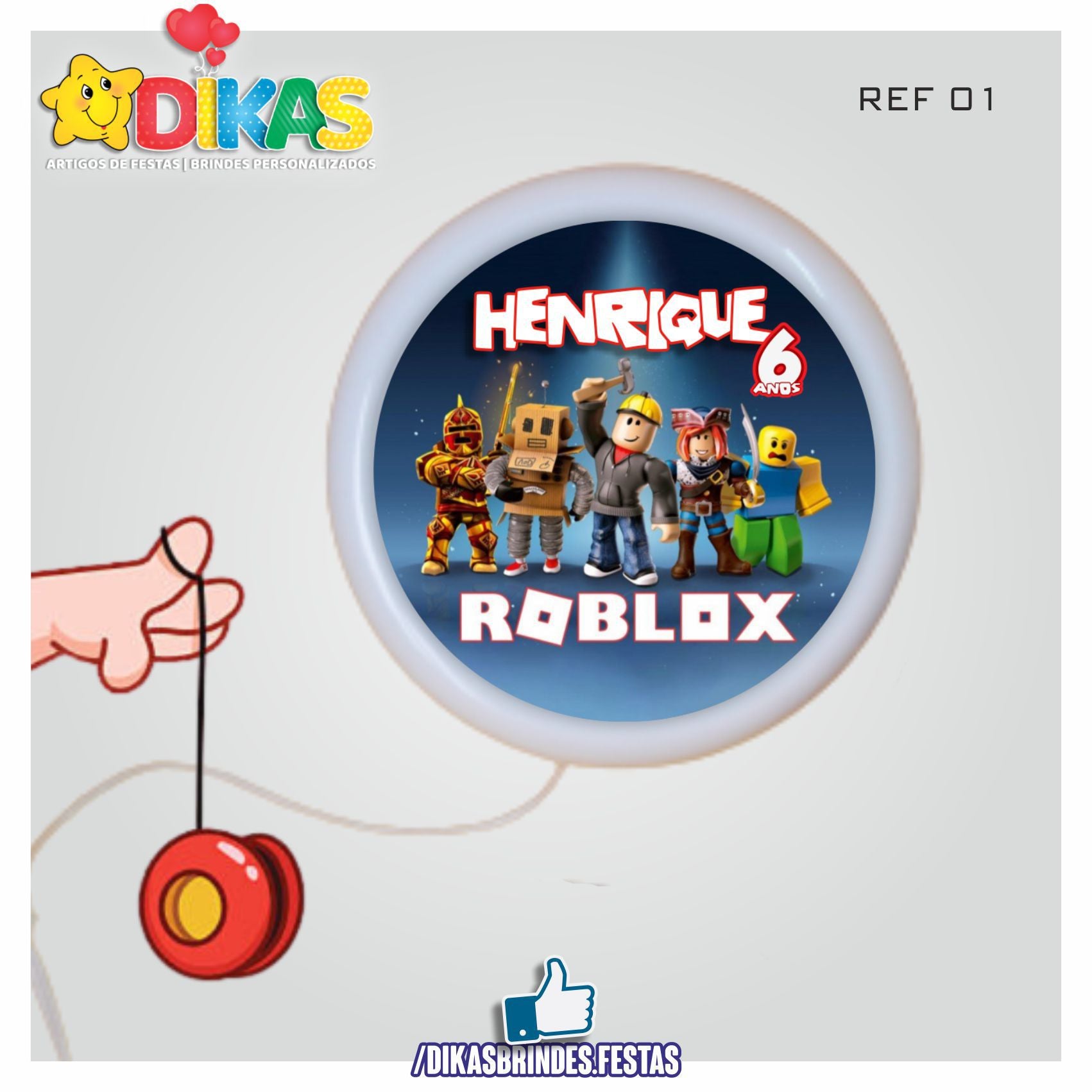 IOIÓ PERSONALIZADO - ROBLOX – dikasbrindes