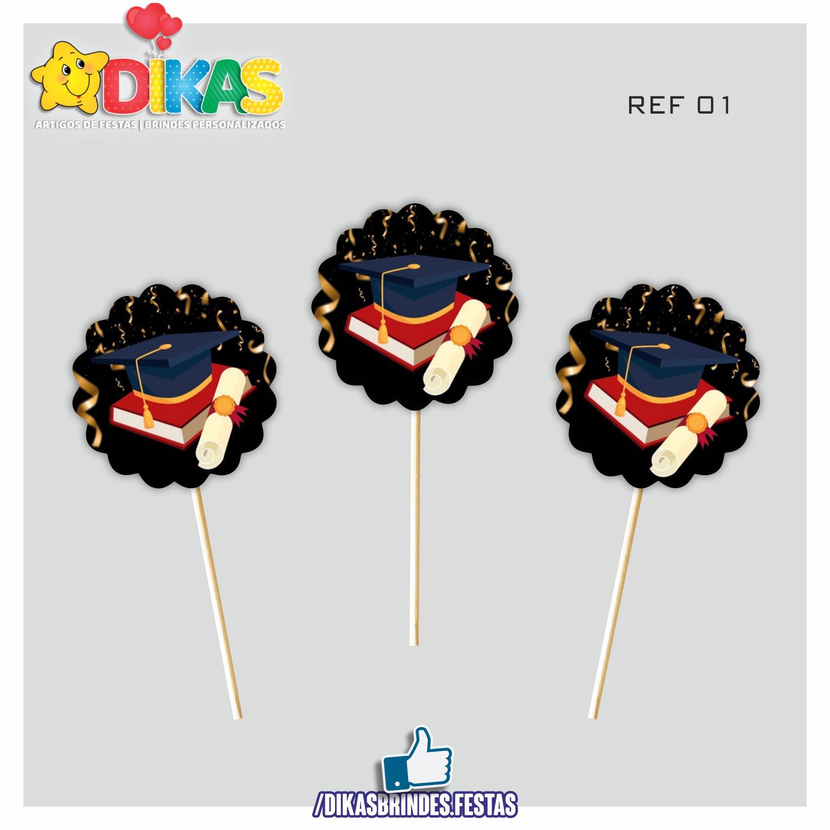 TOPPERS SIMPLES - FINALISTAS – dikasbrindes