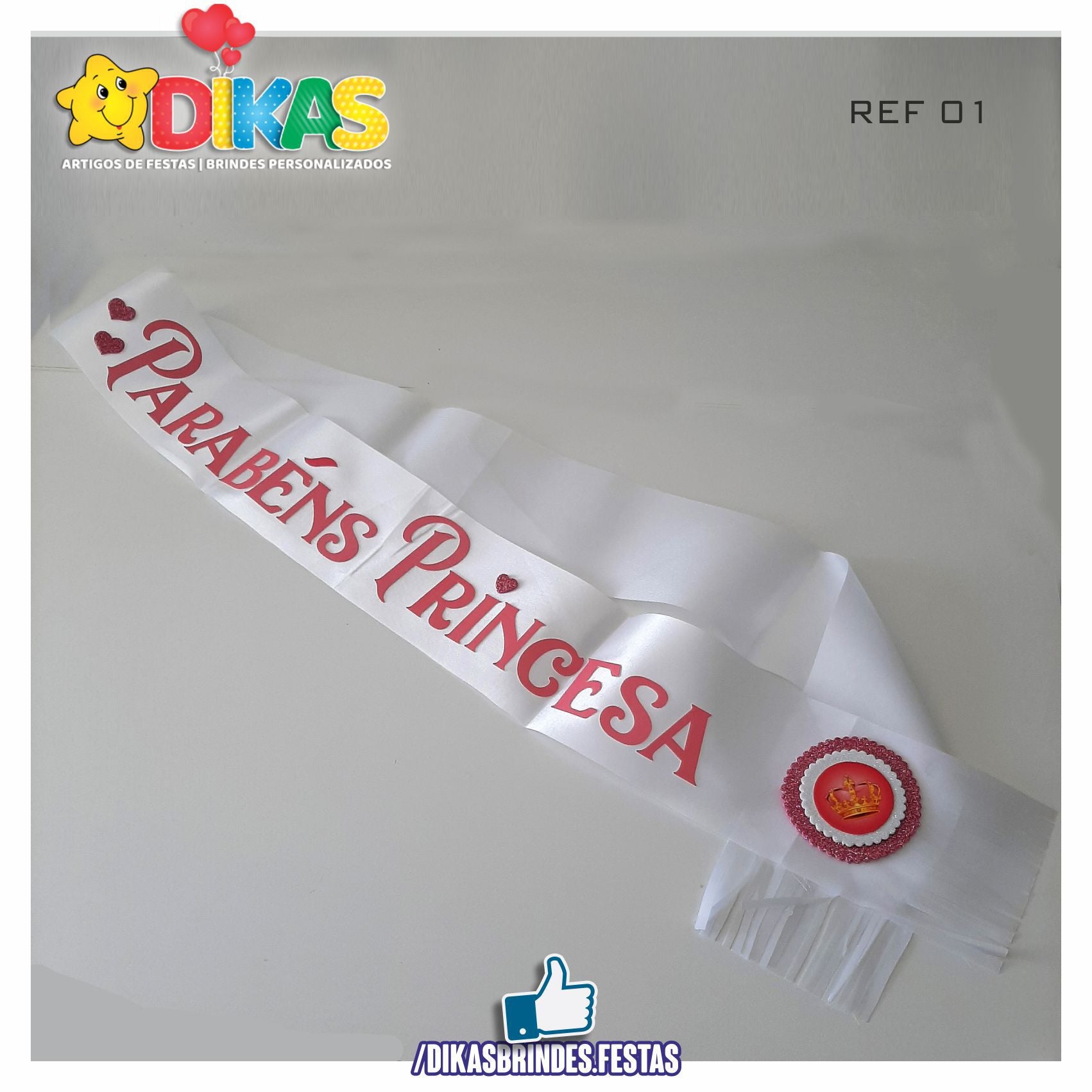 FAIXA "TIPO MISS" COMEMORATIVA - PRINCESAS DISNEY – dikasbrindes