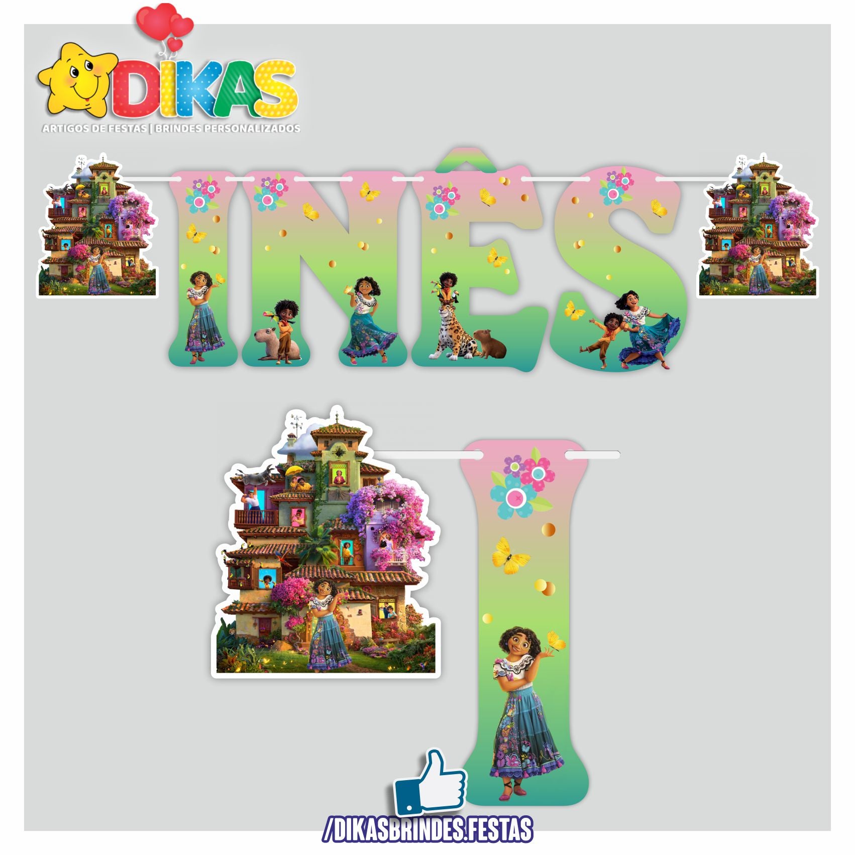 LETRA TEMÁTICA - ENCANTO – dikasbrindes